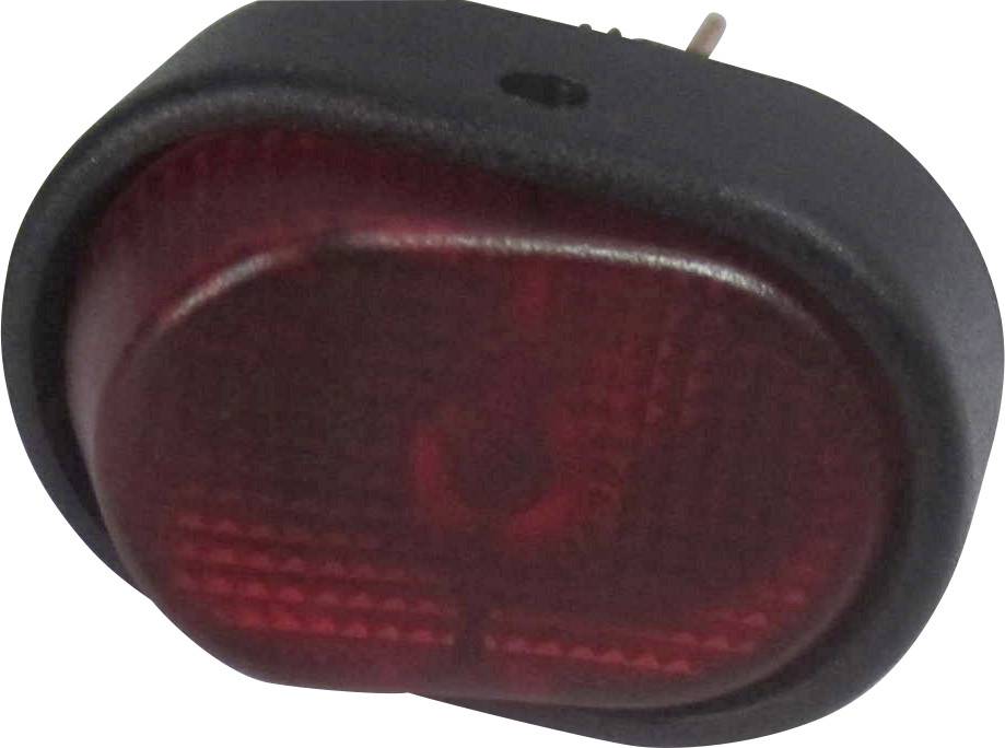 Prekidac za automobil 12 V/DC 30 A 1 * iskljuceno/ukljuceno sa zakljucavanjem Tru Components TC-R13-133B-SK crveni