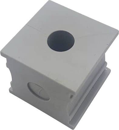 Tru Components ELT 7 kablovska uvodnica urezana Stezaljka fi (maks.) 8 mm elastomer siva