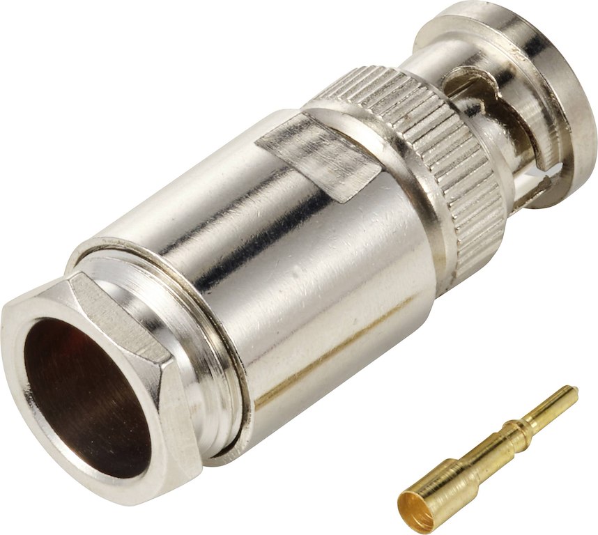 Tru Components TC-12885916 BNC konektor ravni muski konektor 50 Ohm