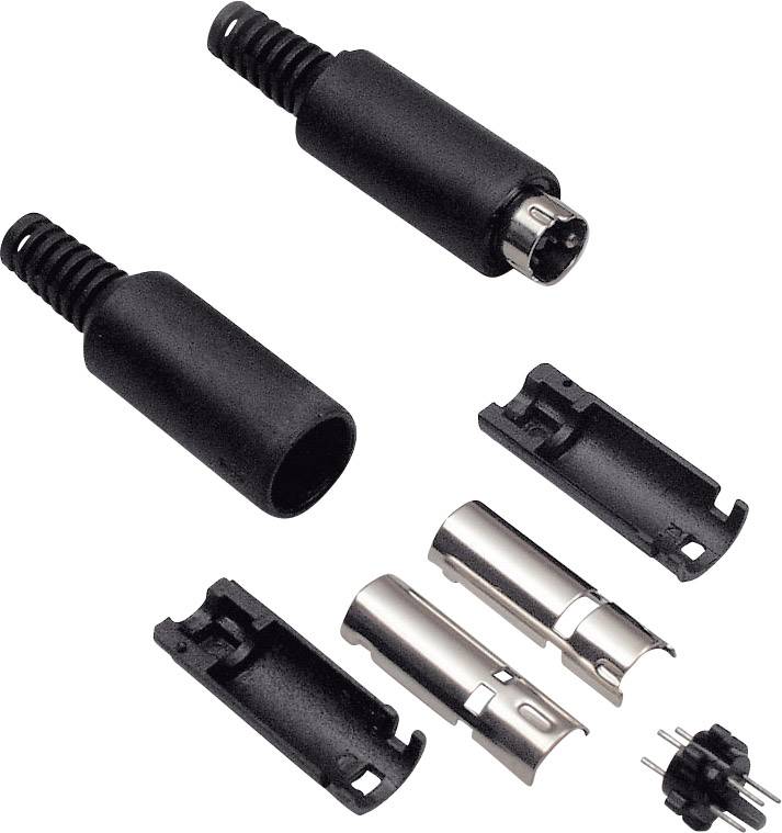 Tru Components 1578812 minijaturni okrugli DIN konektor ravni muski konektor broj pinova: 5