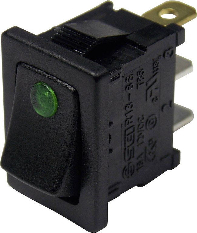 Wipp prekidaci 12 V/DC 16 A 1 * iskljuceno/ukljuceno Tru Components TC-R13-66B2-02 B/B zakljucavanje