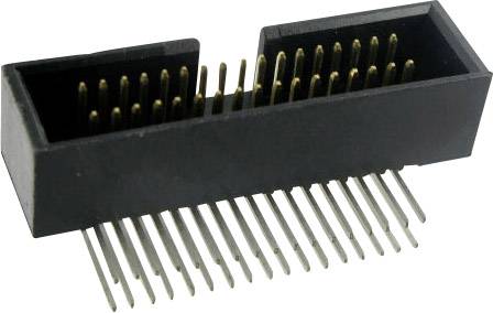 Konektor za vrata bez poluge za izbacivanje, korak: 1,27 mm ukupno st. stubova: 26 Tru Components