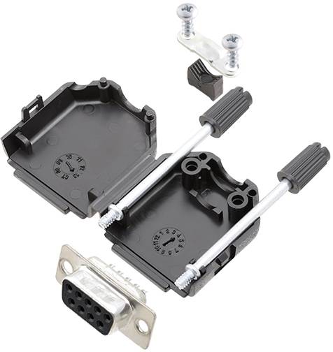 Tru Components TCDPPK09BKDBSK 7709164K D-Sub uticnica – set 180 broj pinova: 9 vrh za lemljenje