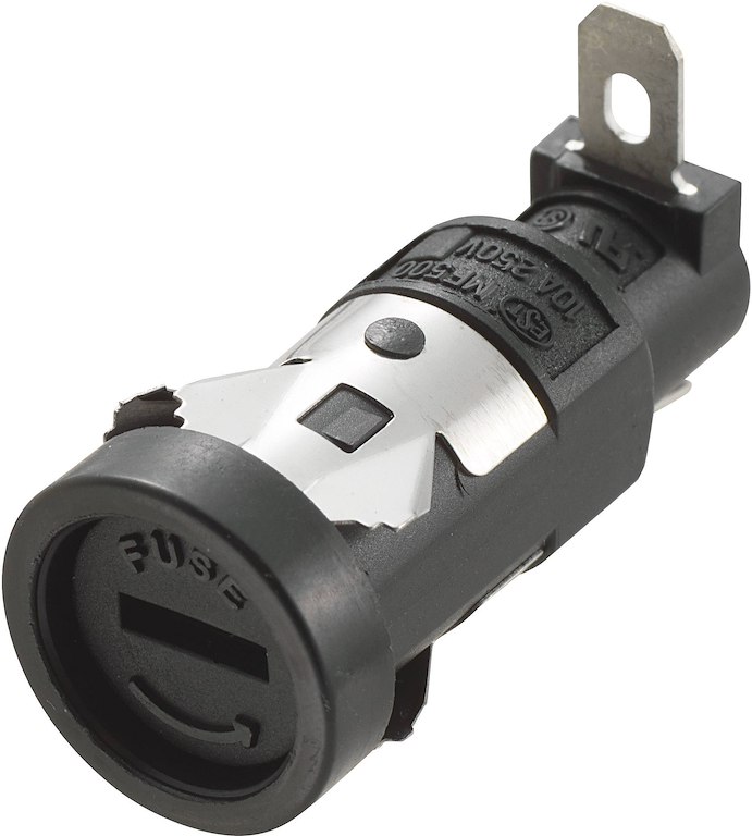 Drzac osiguraca, pogodan za fine osigurace 5 * 20 mm 10 A 250 V/AC SCI R3-12