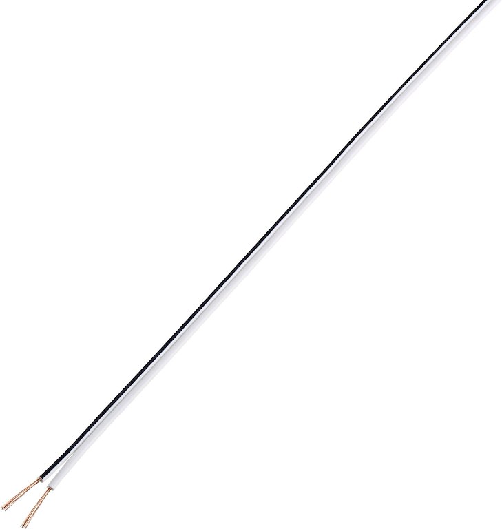 Tru Components TC-7815628 kabl za zvucnik 2 * 0,34 mm 2 beli 10 m