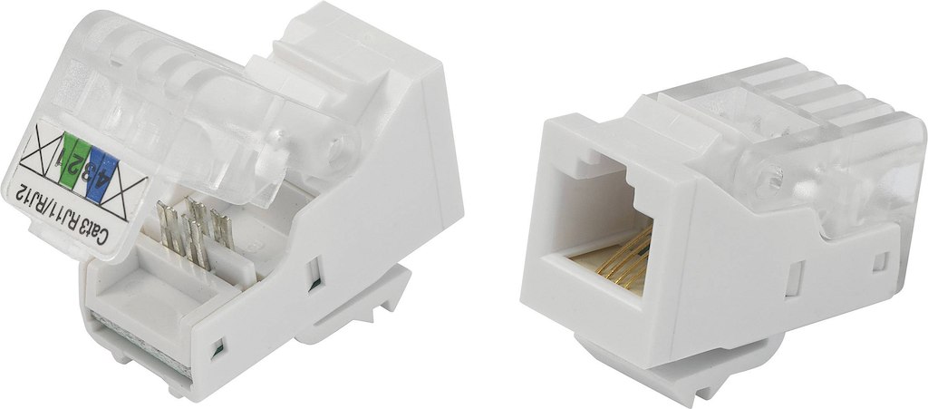 Tru Components 93014c937 modularna uticnica 817968 ravni zenski konektor prirodni