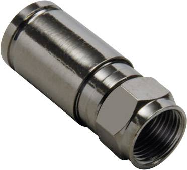 Tru Components 1582479 F-konektor brusen Prikljucci: F-utikac Precnik kabla: 8,2 mm