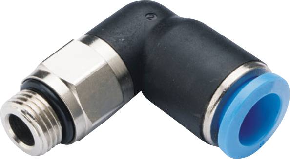 Tru Components ugaoni konektor GPL8-G01 Precnik cevi: 8 mm Velicina navoja: G1/8”