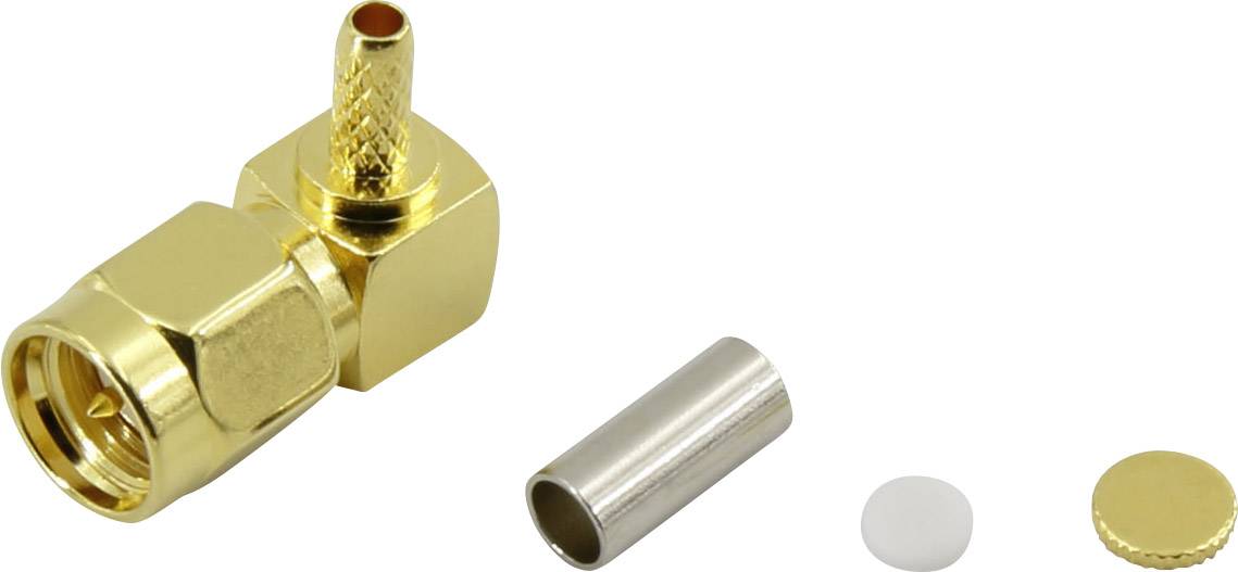SMA konektor, ugaoni utikac 50 Ohm Tru Components 93038c4