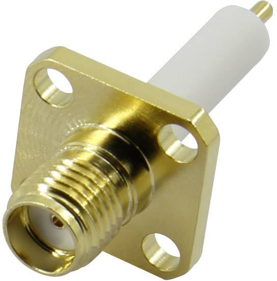 SMA konektor, uticnica za ugradnju 50 Ohm Tru Components SMA-KFD
