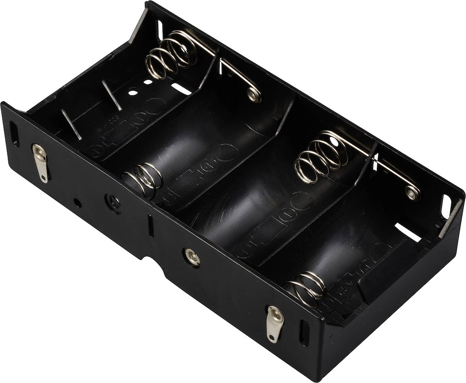 Tru Components TC-13220484 drzac baterije 4* Mono (D) lemni prikljucak (D * S * V) 140 * 31 * 71 mm