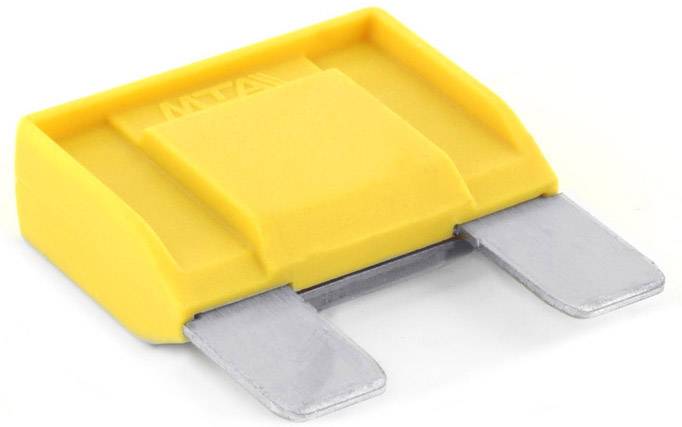 Tru Components 8551228 maki pljosnati osigurac 20 A zuti