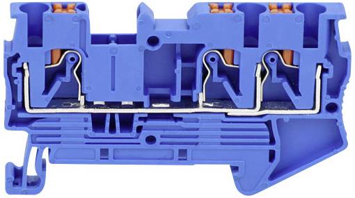 TRU Components TC-11592460 redna stezaljka plava 41 A