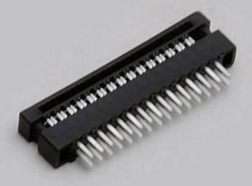 Tru Components TC-2506345 opruzna traka sa ravnim kablovskim prikljuckom Osnovna mreza: 2 mm Ukupan broj polova: 14 Broj redova: 2