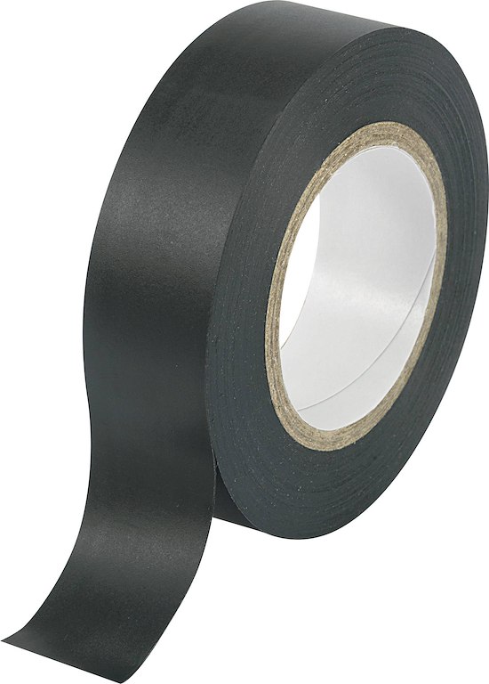 Izolaciona traka Tru Components crna (D * s) 10 m * 19 mm guma,1 rolna
