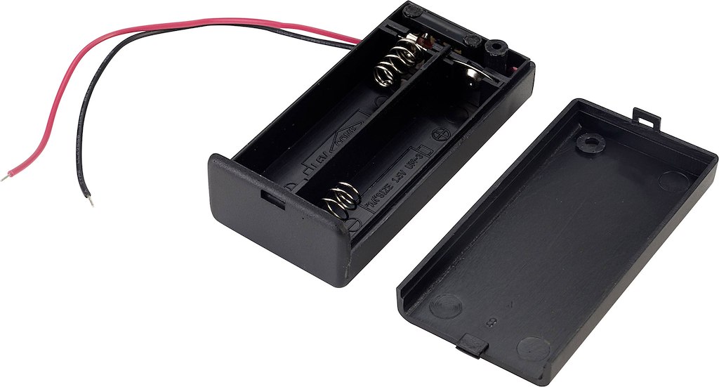 Kuciste za baterije 2* Mignon (AA) kabl Tru Components SBH-321-3AS