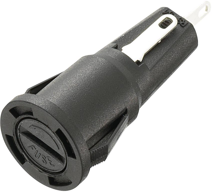 Tru Components TC-R3-54 specijalna kutija sa osiguracima Pogodno za (osigurace) fini osigurac 5 * 20 mm 6,3 A 250 V/AC ad