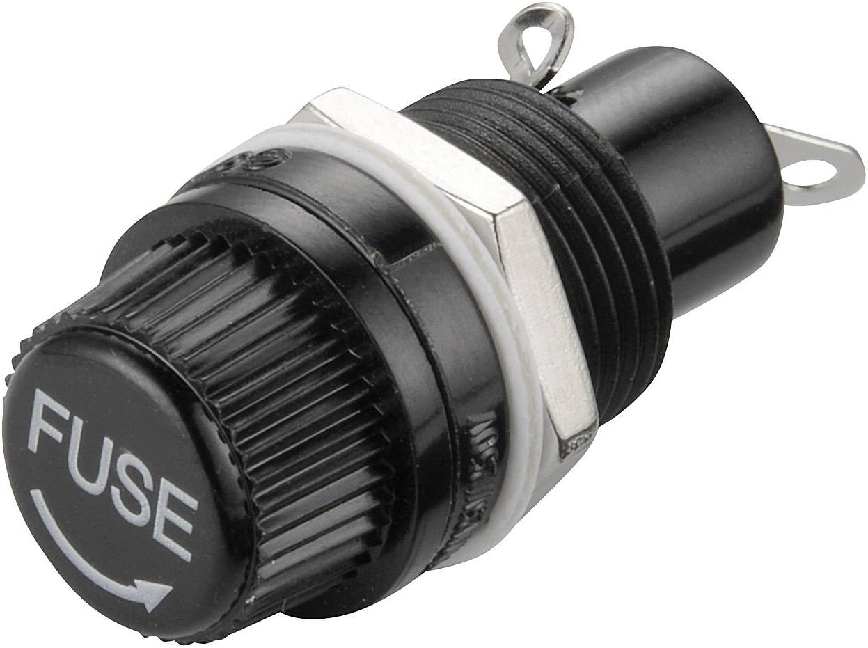 Drzac osiguraca, pogodan za fine osigurace 5 * 20 mm 10 A 250 V/AC Tru Components TC-R3-12