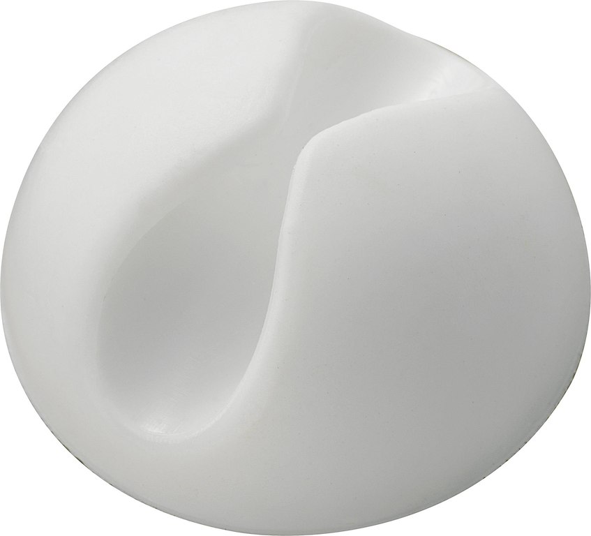 Drzac kabla, samolepljivi, beli Tru Components 542271 SVC-10VT