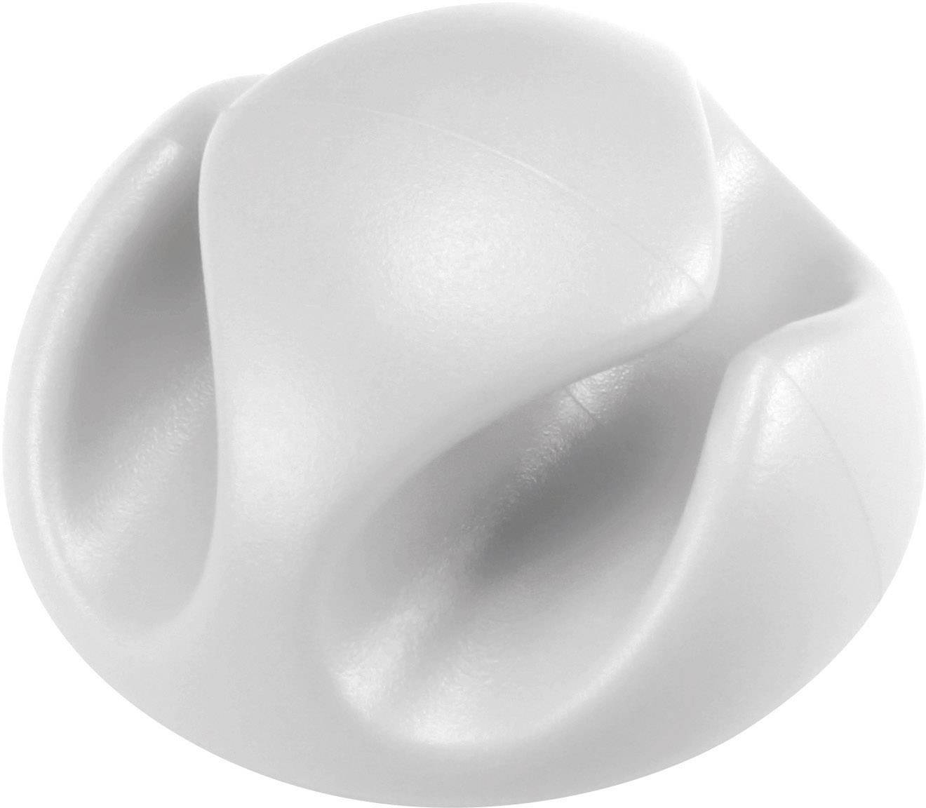Drzac kabla, samolepljivi, beli Tru Components 558353