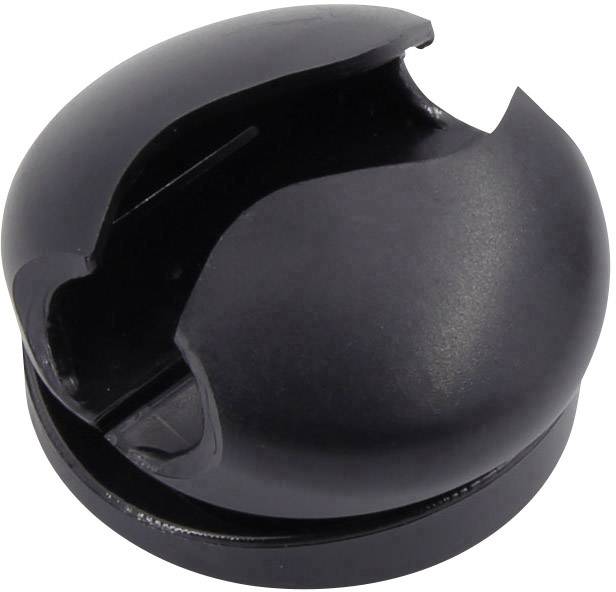 Tru Components drzac kabla samolepljivi 93013c1203 Precnik snopa, raspon 8 mm (ma*) crna