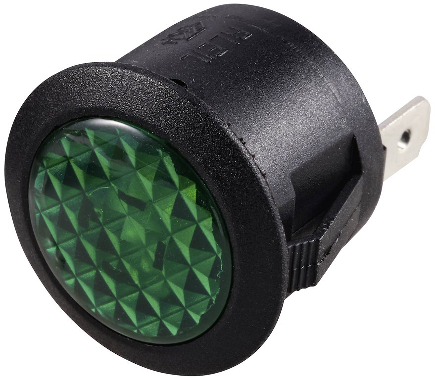 Tru Components TC-12659384 Neonska signalna lampa 230 V/AC 20 mm zelena