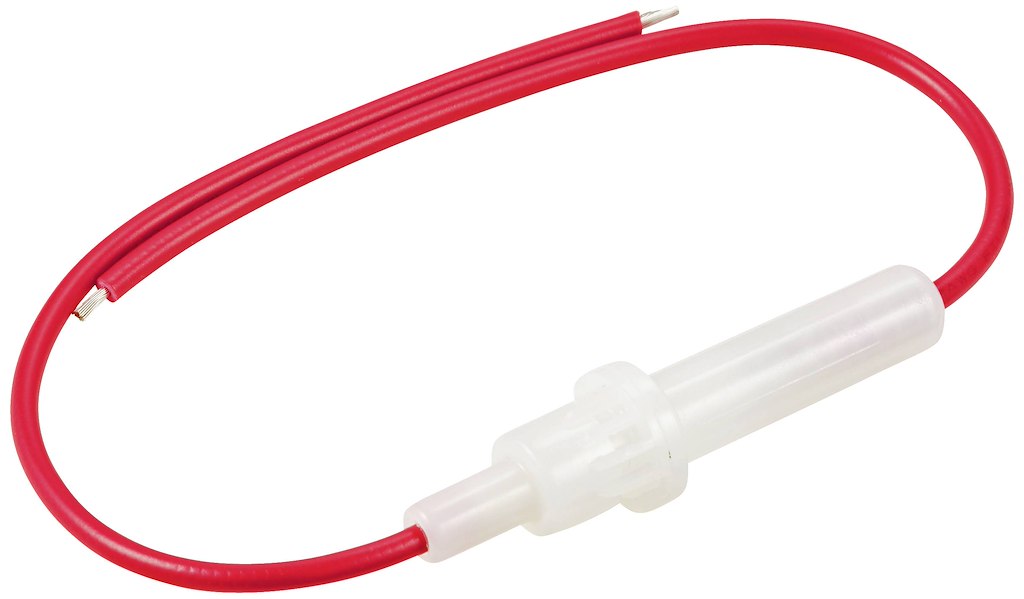 Tru Components TC-10357416 specijalna kutija sa osiguracima Pogodno za (osigurace) fini osigurac 6,3 * 32 mm 5 A 24 V/DC