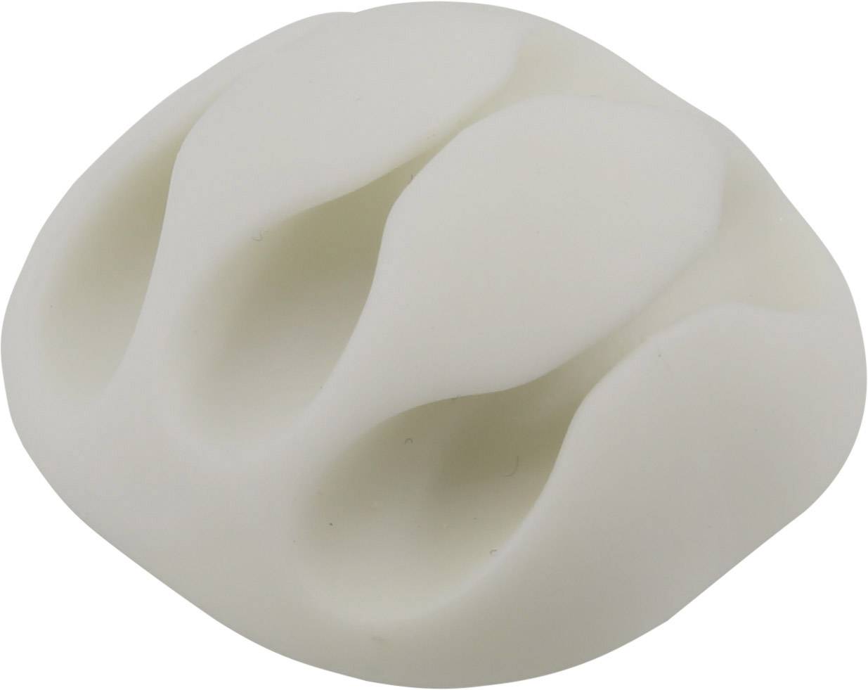 Tru Components TC-6646584 drzac kabla, samolepljivi, sivi