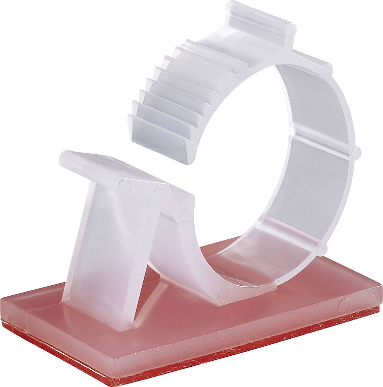 Tru Components VCN-20TT montazna osnova samolepljiva 1386622 Precnik snopa, opseg od 20,50 do 25,50 mm prirodni ad