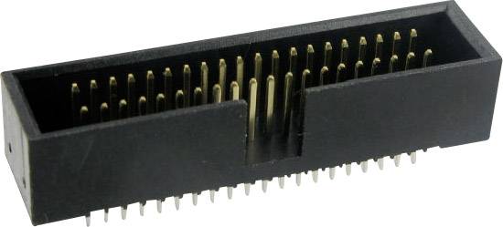 Konektor za vrata bez poluge za izbacivanje, korak: 1,27 mm ukupno st. stubova: 10 Tru Components