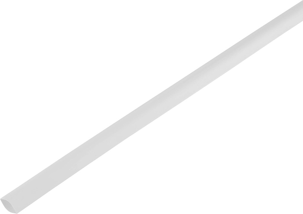 Tru Components 1225496 termoskupljajuca cev bez lepka bela 16,70 mm 8 mm Odnos skupljanja: 2:1 1m