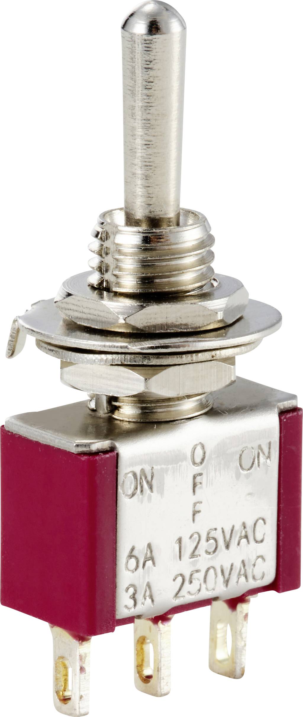TRU Components TC-12819612 prekidač 6 A 125 V/AC, 250