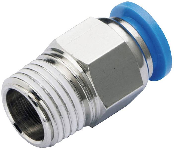 Tru Components pravi konektor PC6-01 Precnik cevi: 6 mm Velicina navoja: R1/8