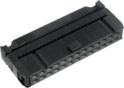 Konektor za vrata sa vucnim rasterecenjem, korak: ukupna duzina 2,54 mm. stubova: 12 Tru Components