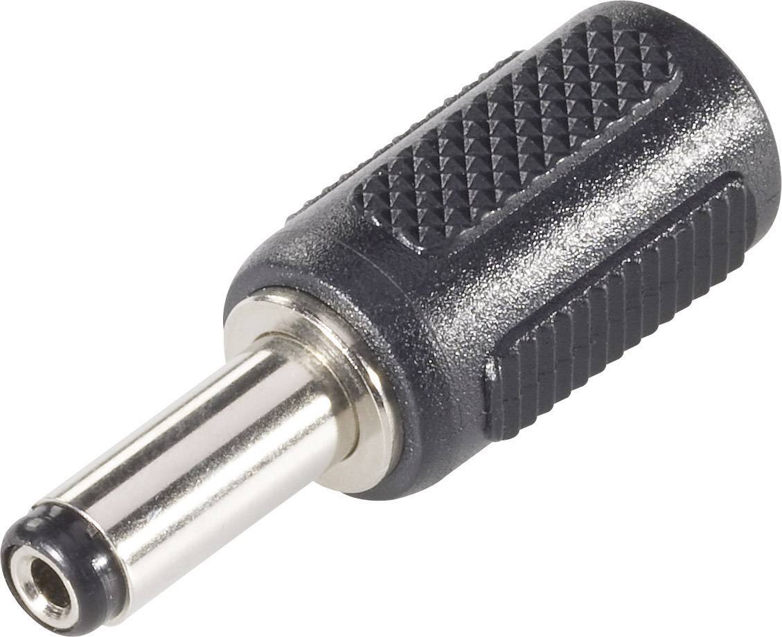 Tru Components 1582283 niskonaponski adapter niskonaponski muski konektor – razvodna kutija za 3,5 mm banana muski konektor 3,75 mm 1 mm