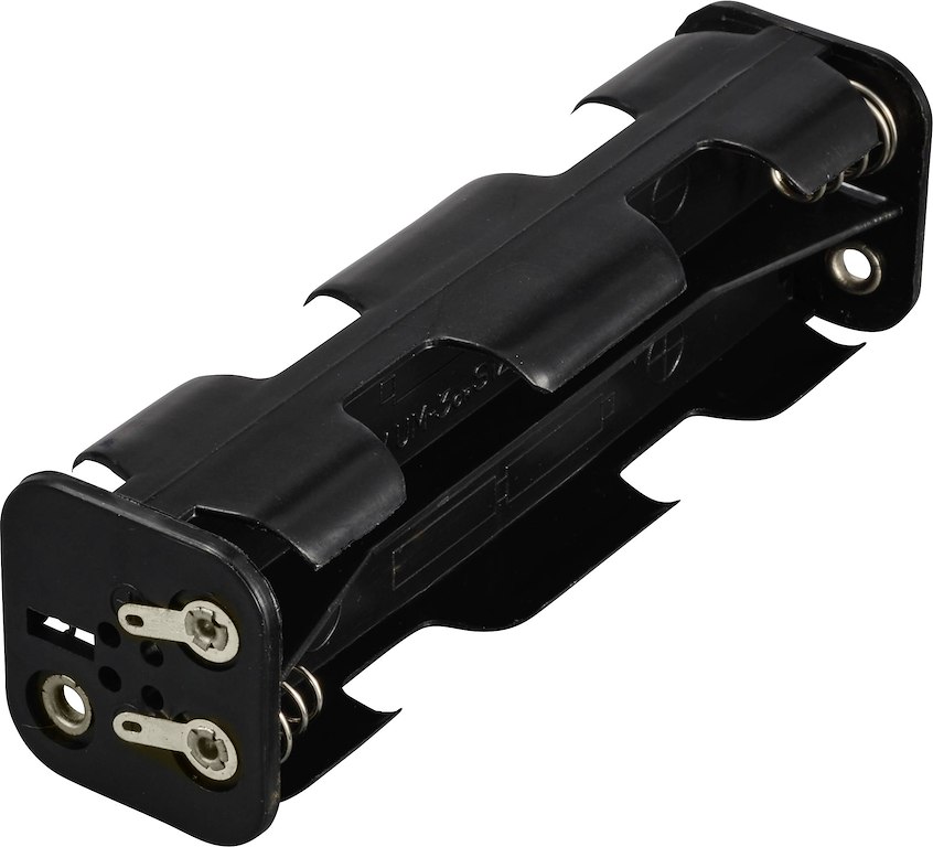 Tru Components TC-13220552 drzac baterije 8* Mignon (AA) lemni prikljucak (D * S * V) 108 * 32 * 29 mm