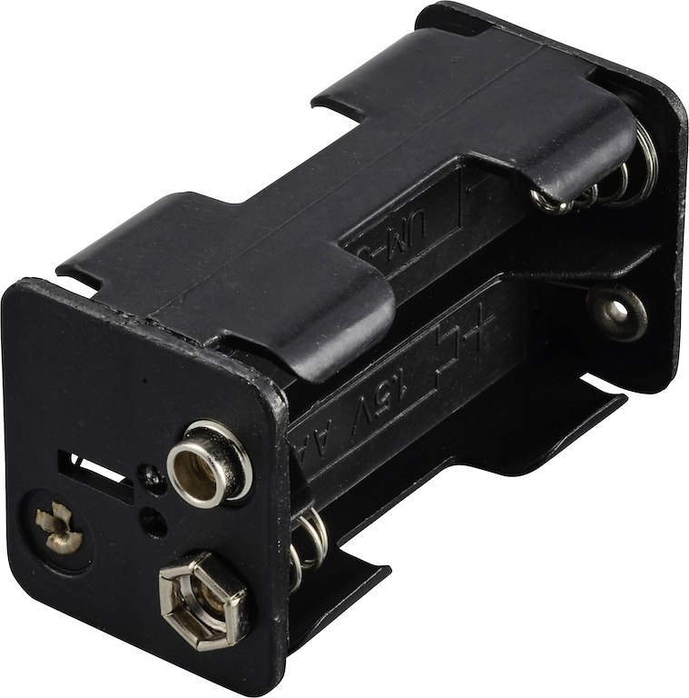 Tru Components TC-13220540 drzac baterije 4* Mignon (AA) konektor za brzo povezivanje (D * S * V) 61 * 29 * 32 mm