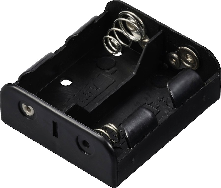 Tru Components TC-13220492 drzac baterije 2* Babi (C) konektor za brzo otpustanje (D * S * V) 63 * 22 * 54 mm