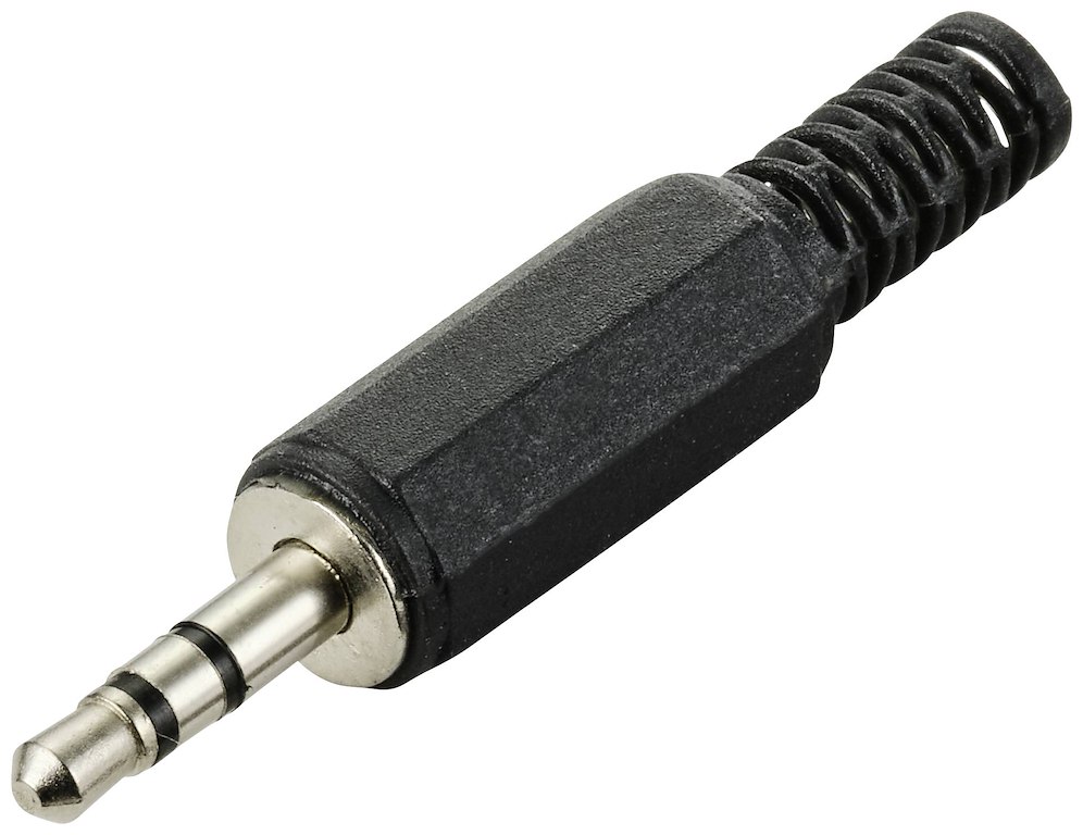 Tru Components TC-10338320 3,5 mm banana konektor ravni muski konektor broj pinova: 1 stereo ad