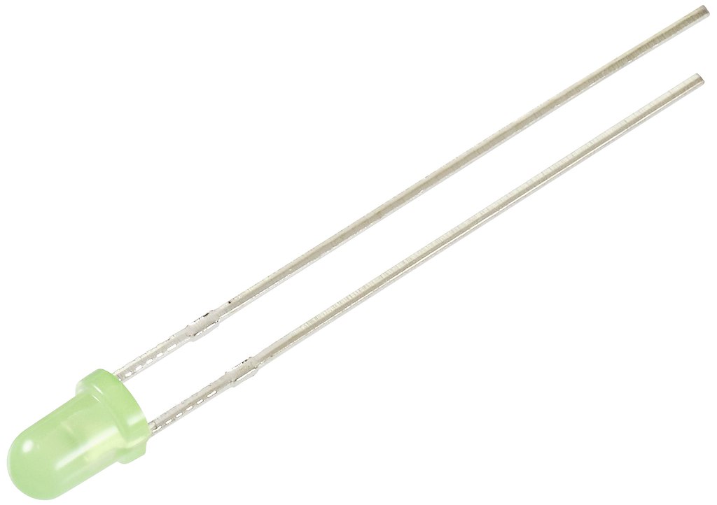 Tru Components difuzna LED zuto-zelena okrugla 3 mm 150 mcd 30 12 mA 5 V