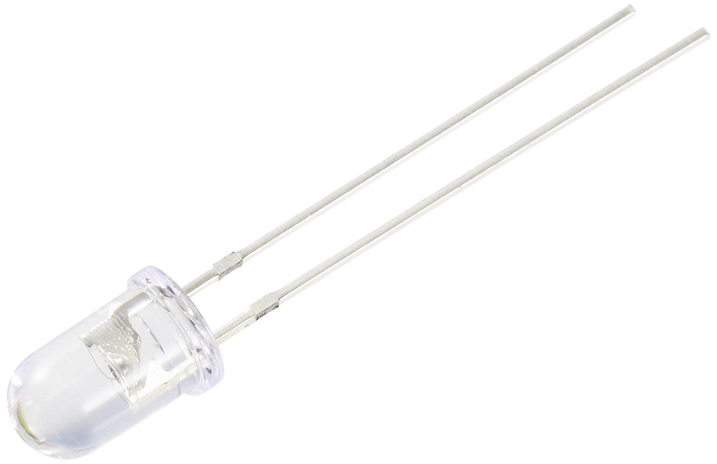 Tru Components difuzna LED toplo bela okrugla 5 mm 1560 mcd 30 1 mA 2,8 V