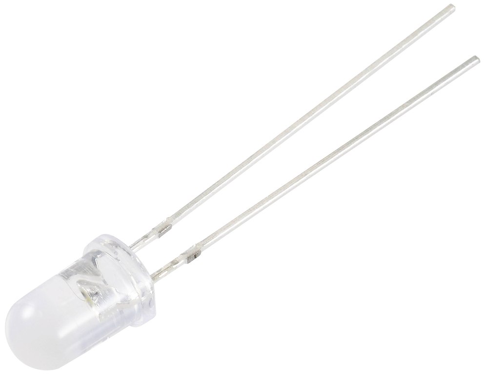Tru Components difuzna LED bela okrugla 5 mm 5800 mcd 100 20 mA 2,9 V