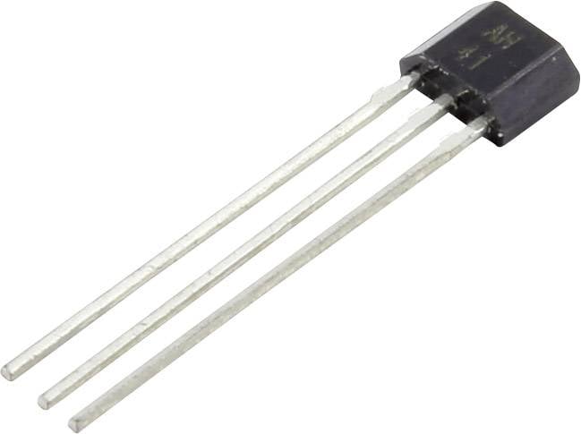 Eho senzor Tru Components AH49EUA 4,5 – 6 V/DC radni opseg: +0,0125 – +0,0205 T TO-92 za lemljenje