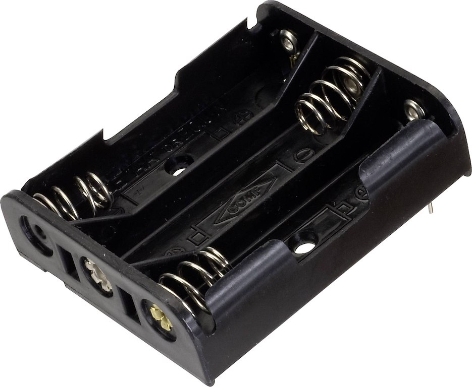Drzac baterije 3* Mignon (AA) Kontaktni polovi Tru Components BH-331P