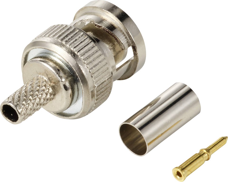 Tru Components TC-12885936 BNC konektor ravni muski konektor 50 Ohm