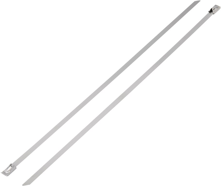 Kabelska vezica 152 mm srebrne boje Tru Components 1592777 TC-BST-152203