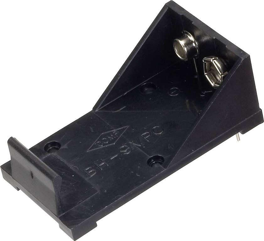 Drzac baterije 1* 9 V Blok kontaktni pol Tru Components BH-9VP