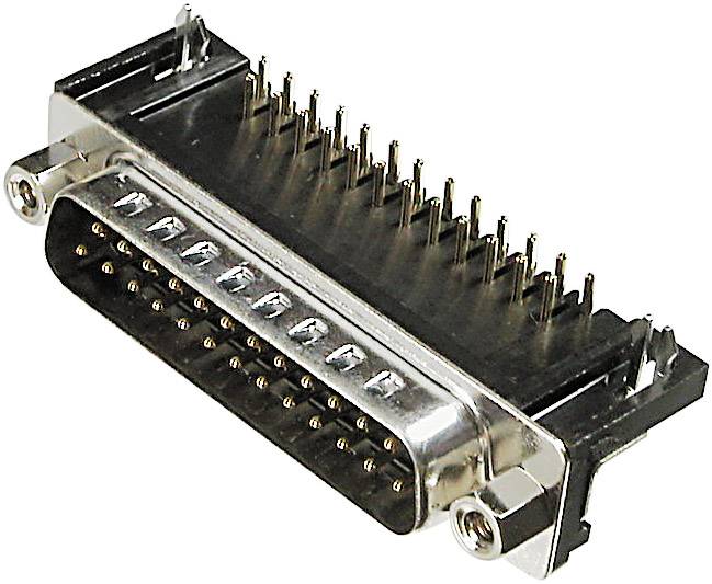 D-SUB zaglavlje sa muskim kontaktima ul. pinovi: 9 konektor za lemljenje Tru Components TC-A-DS 09 A/KG-T1-203