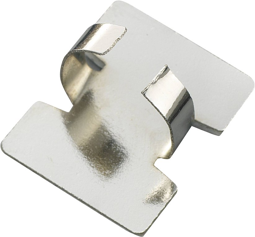 Stezaljka za montazu, samolepljiva, srebrna Tru Components 543619
