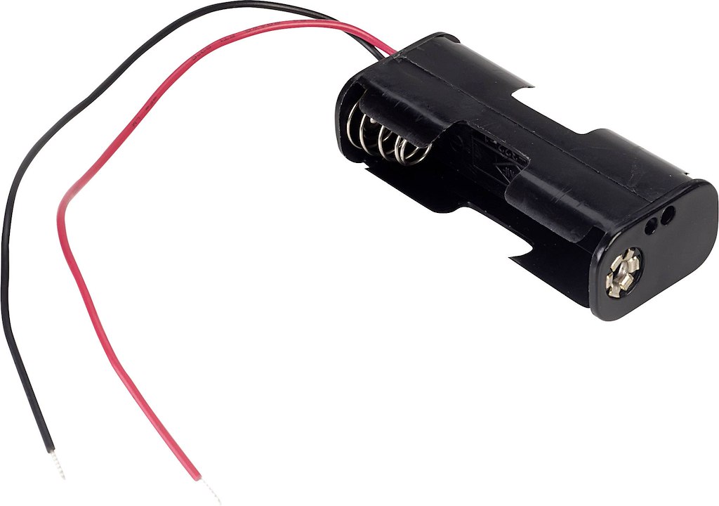 Drzac baterije 2* Mignon (AA) kabl Tru Components BH-322-1A